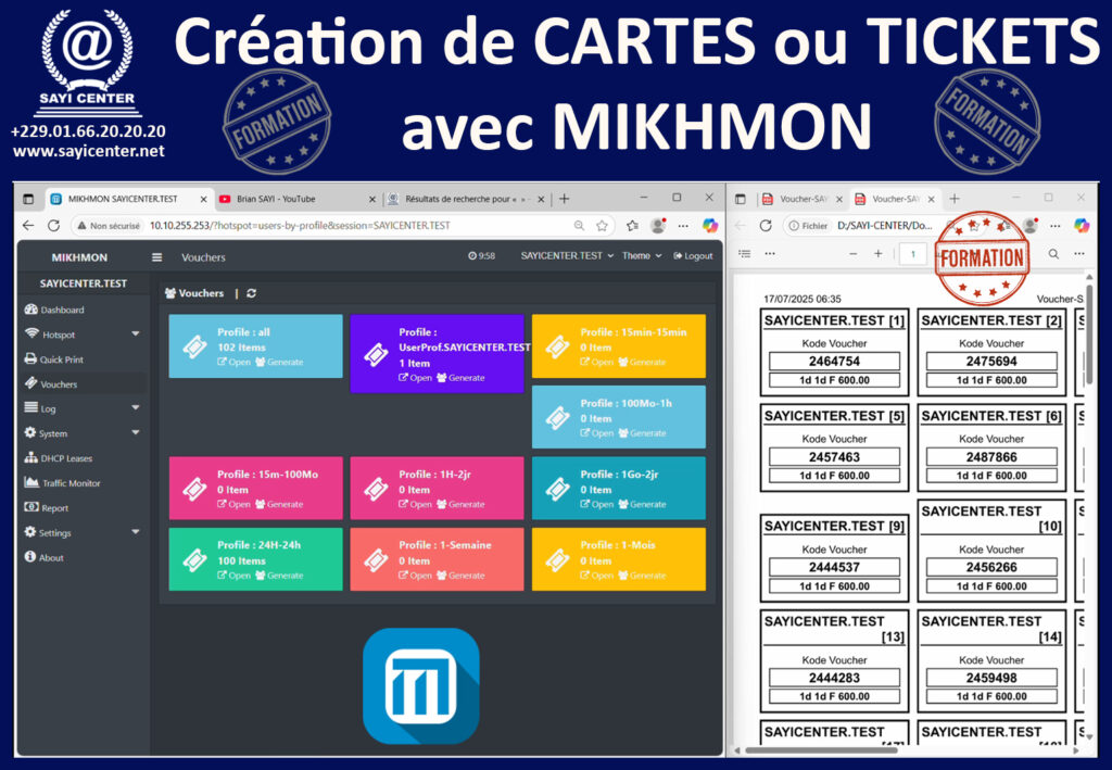 FORMATION COMPLETE en MIKHMON – SAYI CENTER